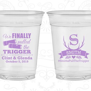 We Finally Pulled the Trigger, Imprinted Disposable Cups, Antler, Soft ...