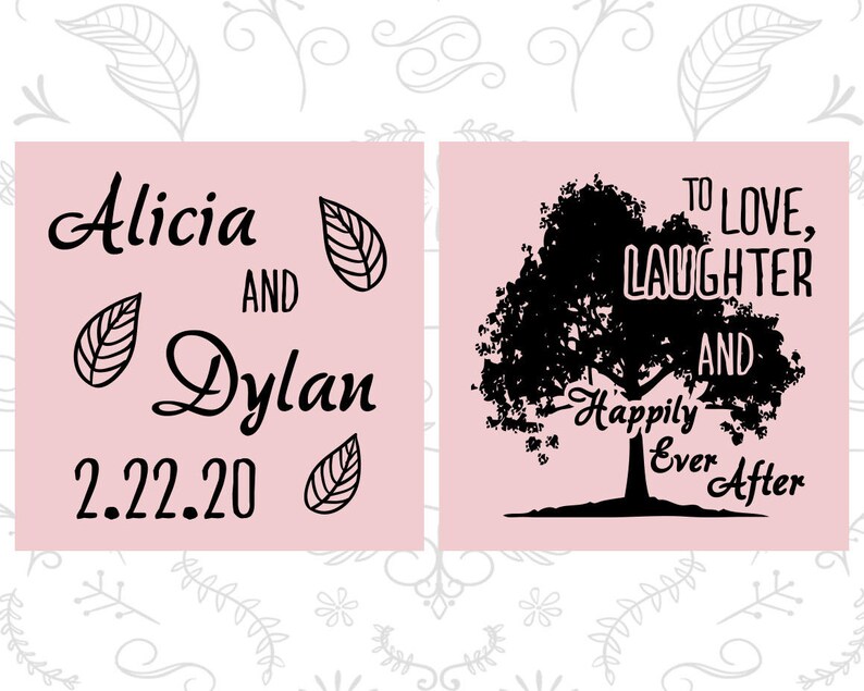 Love Laughter Wedding Cups Wedding Beer Cups Fall Wedding | Etsy