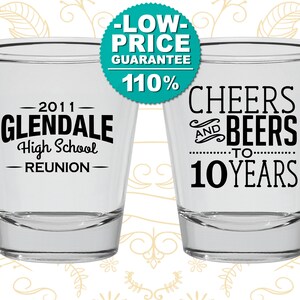 High School Reunion Shot Glass Class of 2011 Reunion 10 Year | Etsy