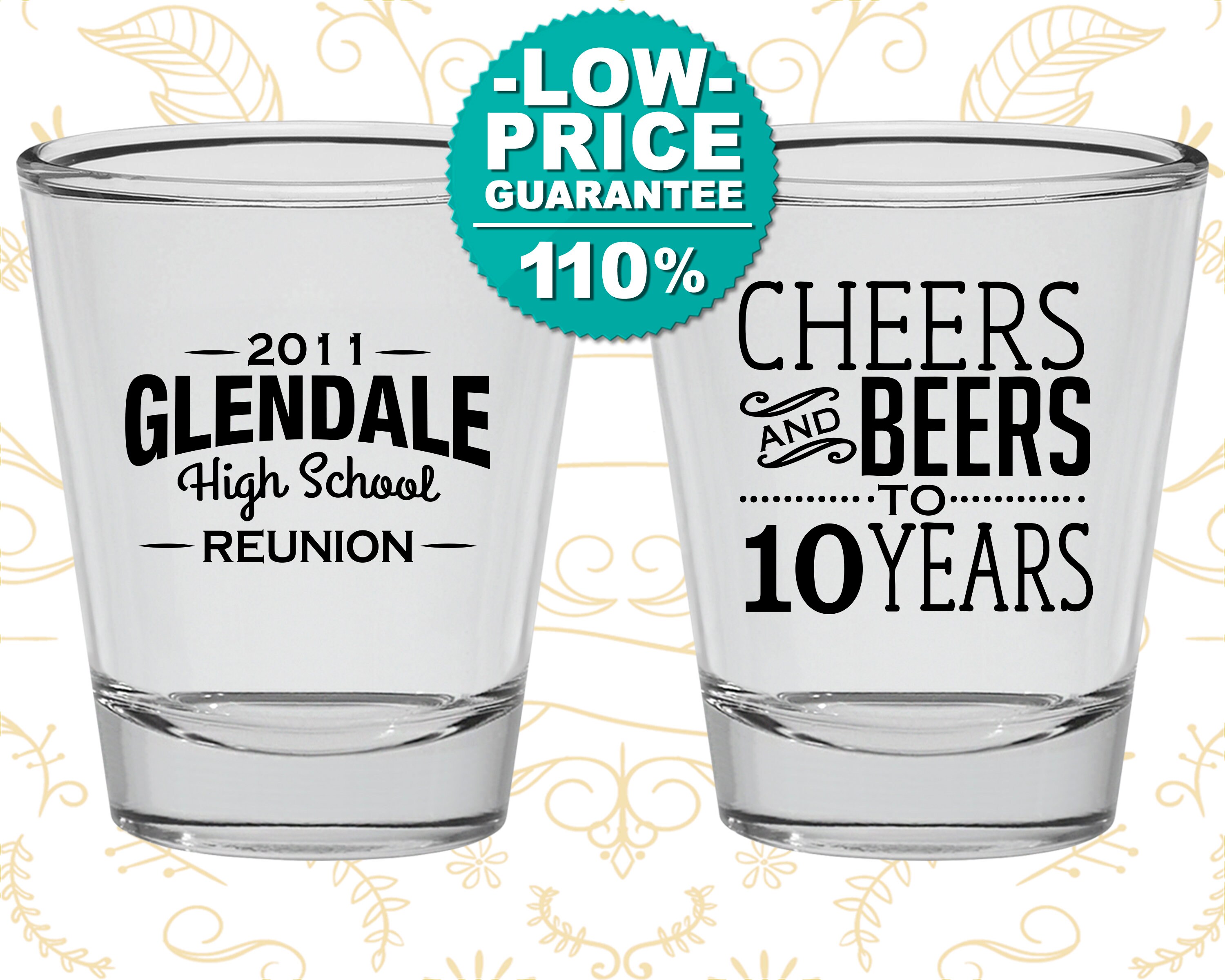 High School Reunion Shot Glass Class of 2011 Reunion 10 Year | Etsy