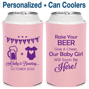 A Baby is Brewing, Imprinted Baby Shower Favors, Baby Announcement ...