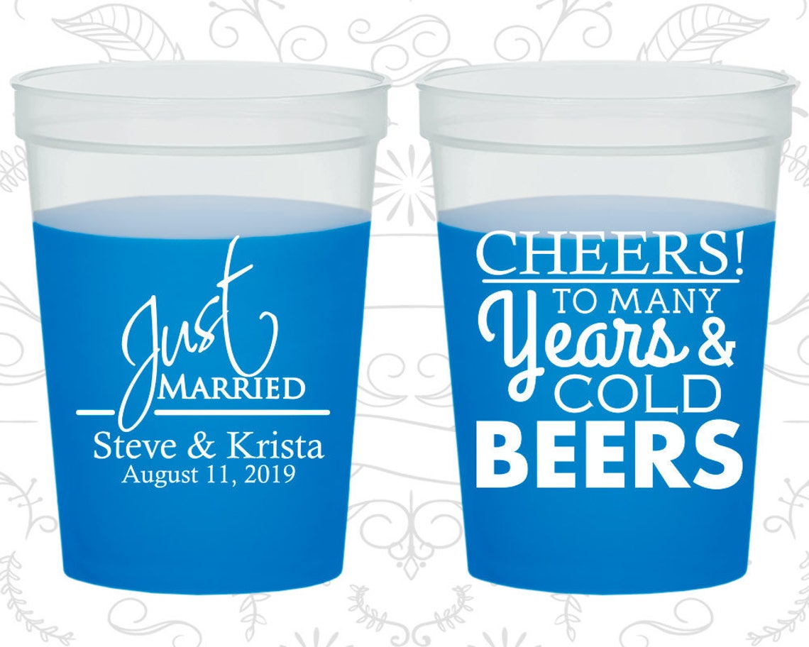 Cheers to Many Years and Cold Beers Personalized Mood Stadium - Etsy