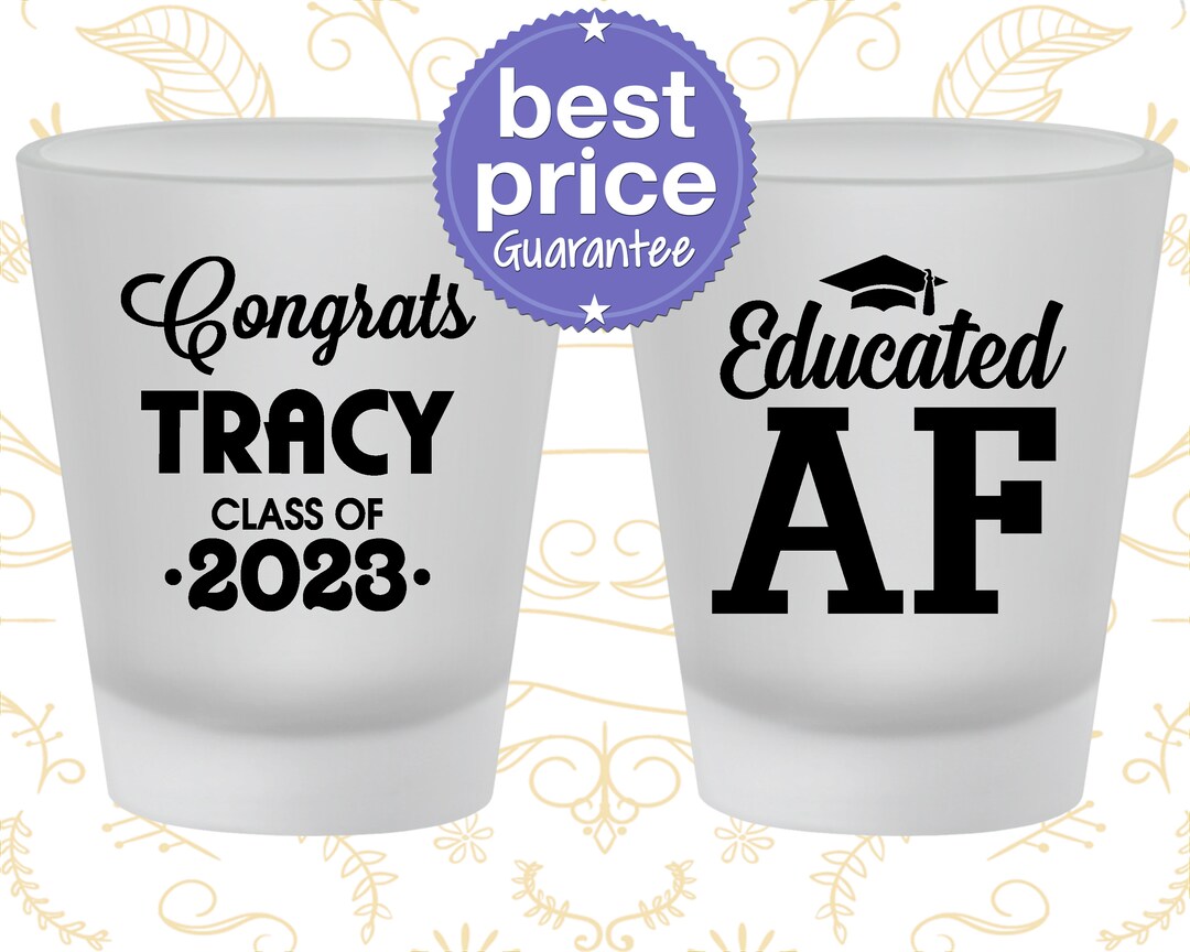 Graduation Shot Glasses, Graduation Favors, Grad Party Decor, High ...