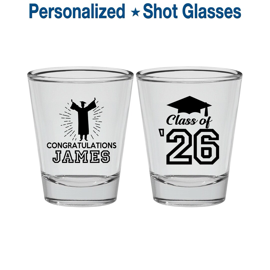 Graduation Shot Glass, Graduation Party Favors, Graduation Gift ...