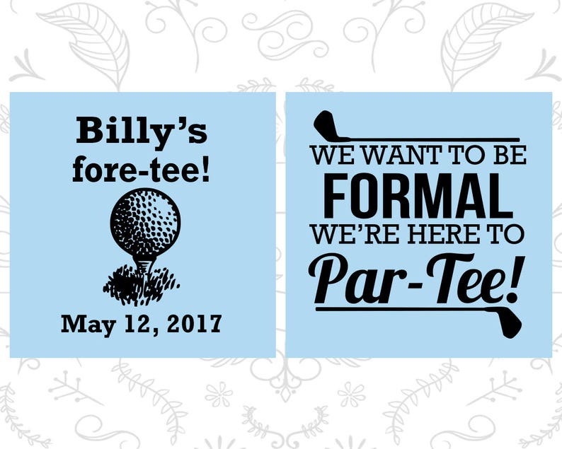 40th Birthday Cups Promotional Party Cups Fore Tee Birthday | Etsy