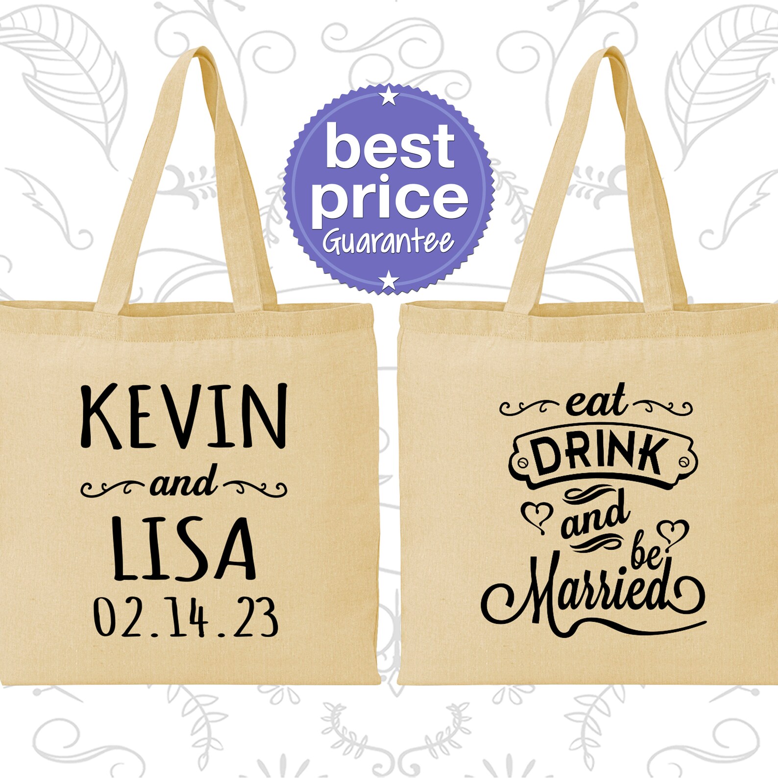 Personalized Tote Bags Tote Bags Wedding Tote Bags Wedding - Etsy