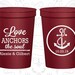 Love Anchor the Soul Cups Anchor Cups Nautical Cups | Etsy