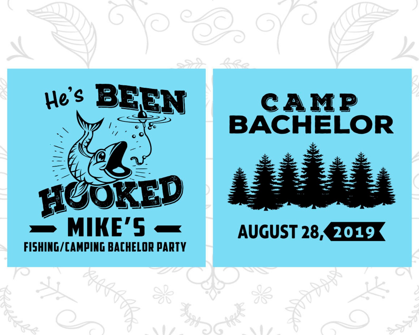 Camping Bachelor Party Can Coolers Bachelor Can Cooler - Etsy