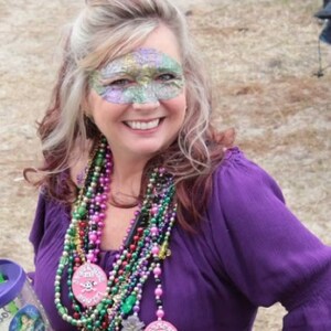 Custom All-day Wear Adhesive Mardi Gras Mask - Etsy