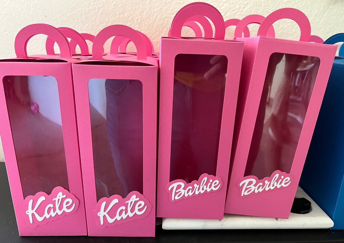 Barbie Boxes Personalized Barbie Party Favor Box - Etsy