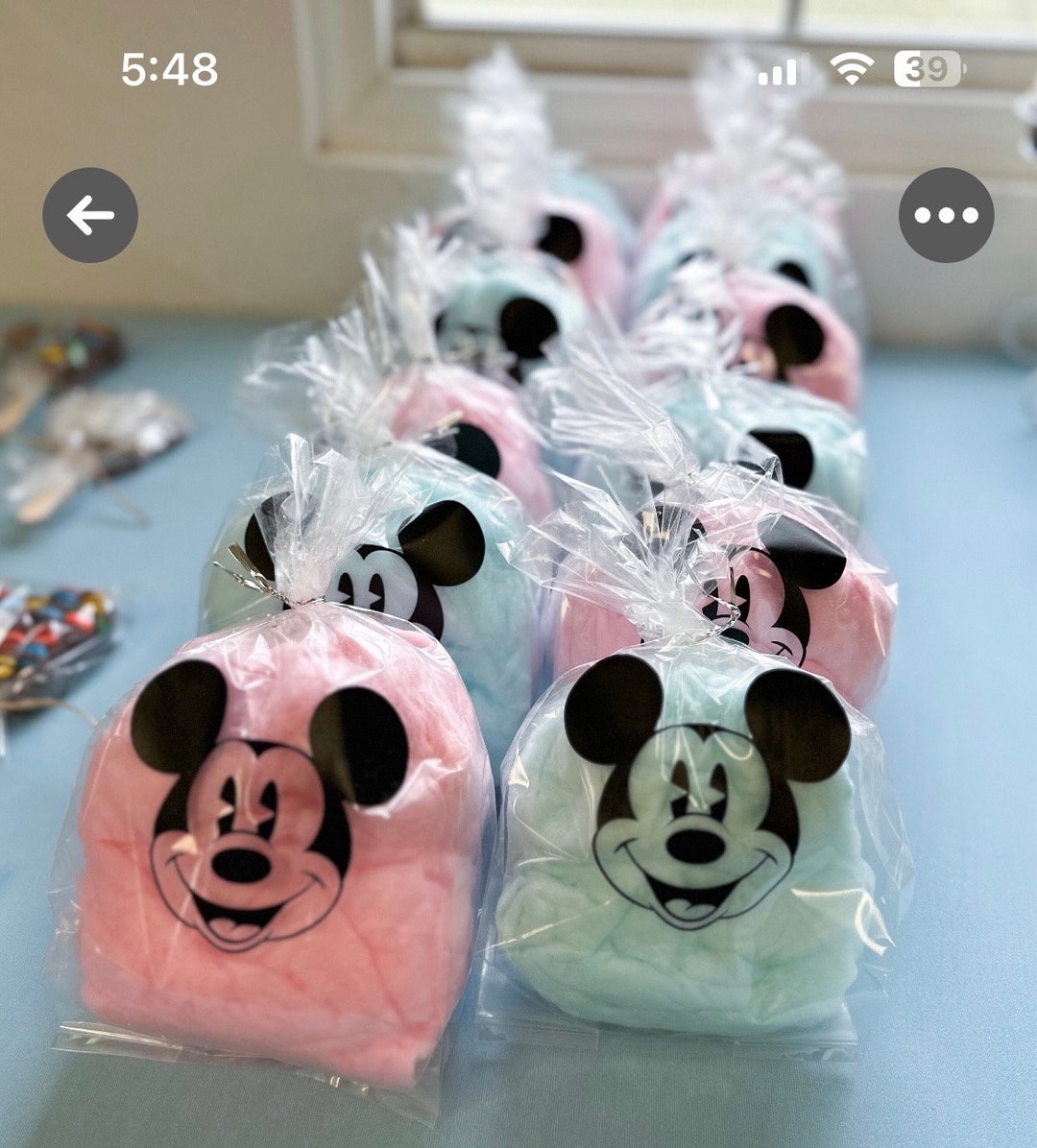 Magic Mouse Cellophane Treat Bags, Candy Bag, Favor Bag, Cotton Candy ...