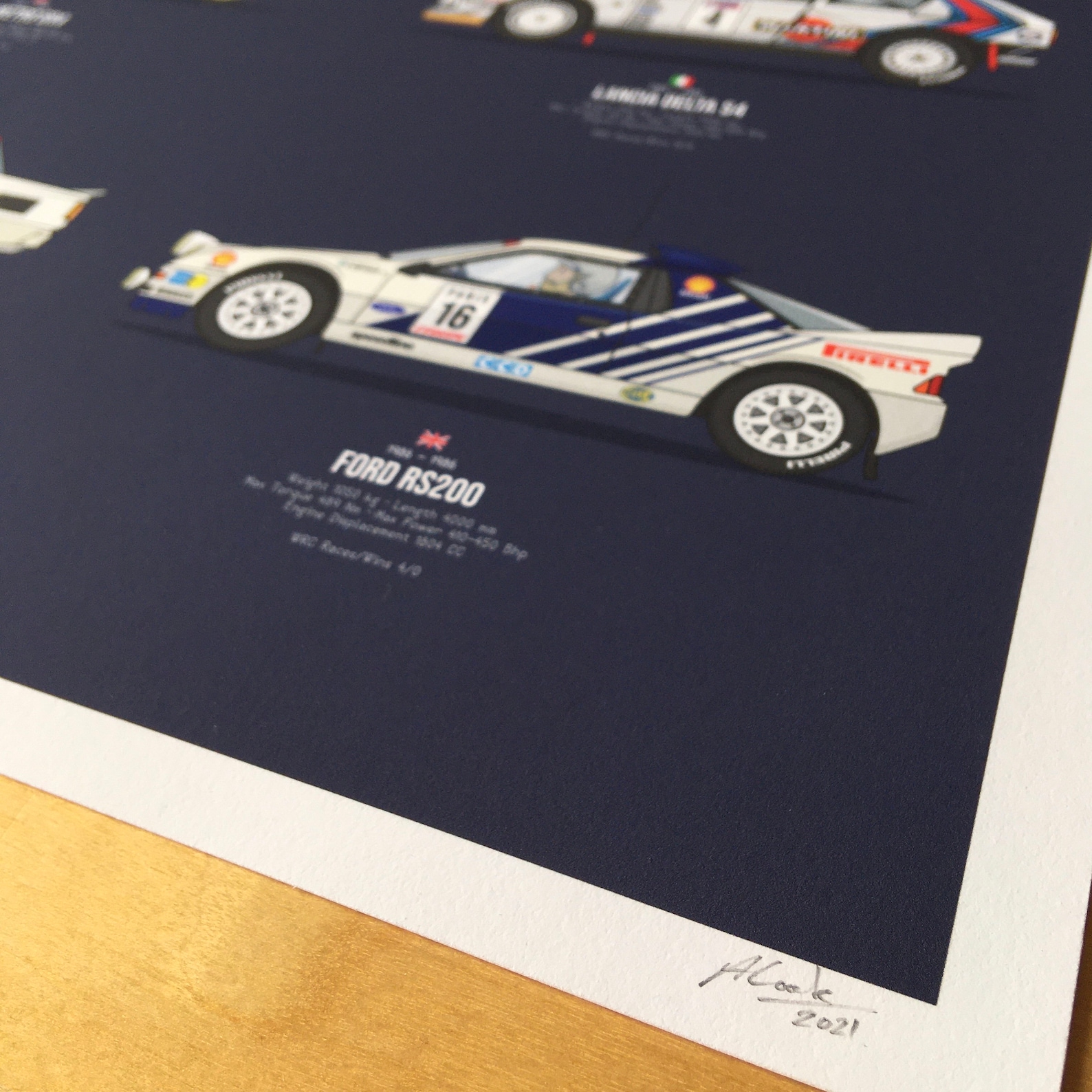 Group B Rally Car Legends Giclee Print - Etsy