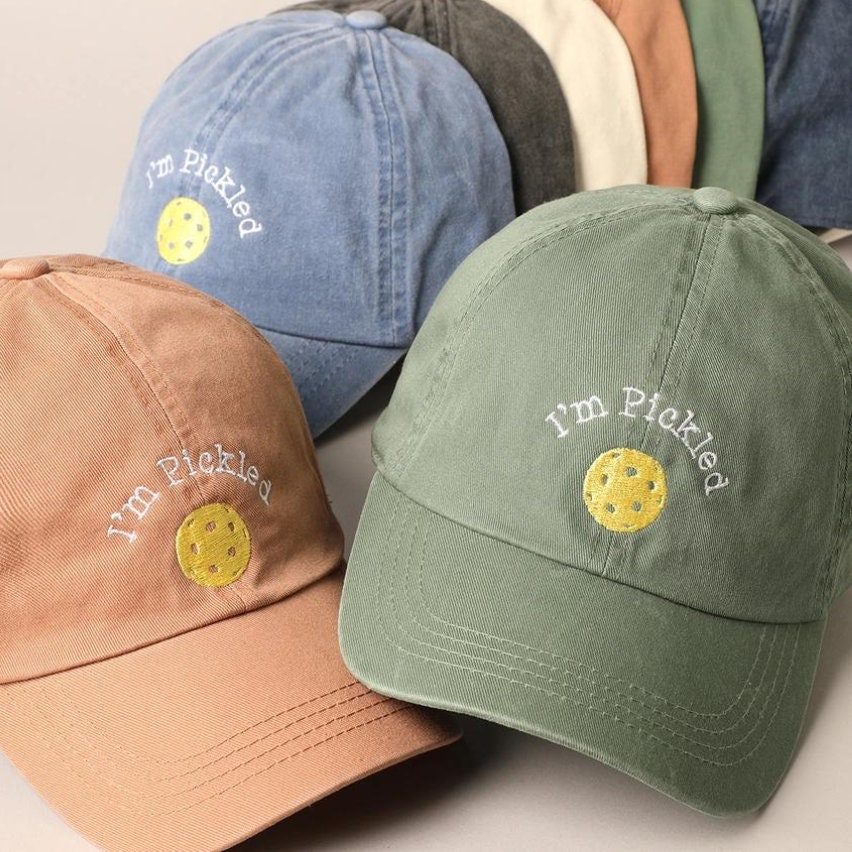 I'm Pickled Hat, Pickleball Hat, Monogram Pickle Ball Gifts, Custom ...