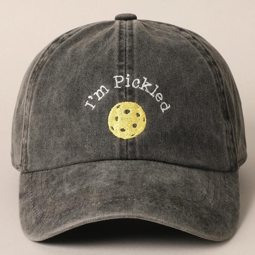I'm Pickled Hat, Pickleball Hat, Monogram Pickle Ball Gifts, Custom ...