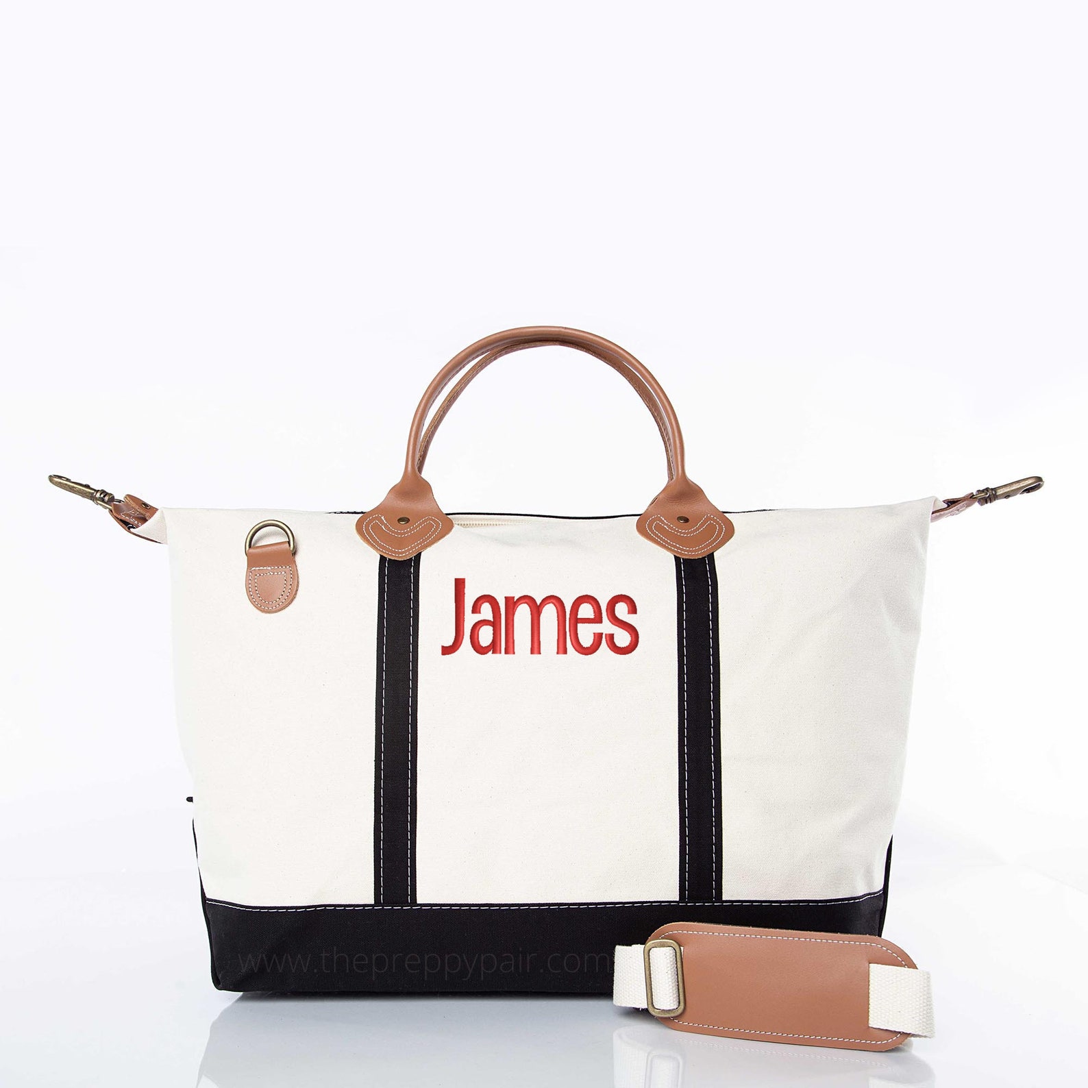 Monogrammed Personalized Weekender Travel Duffle Bag Canvas - Etsy