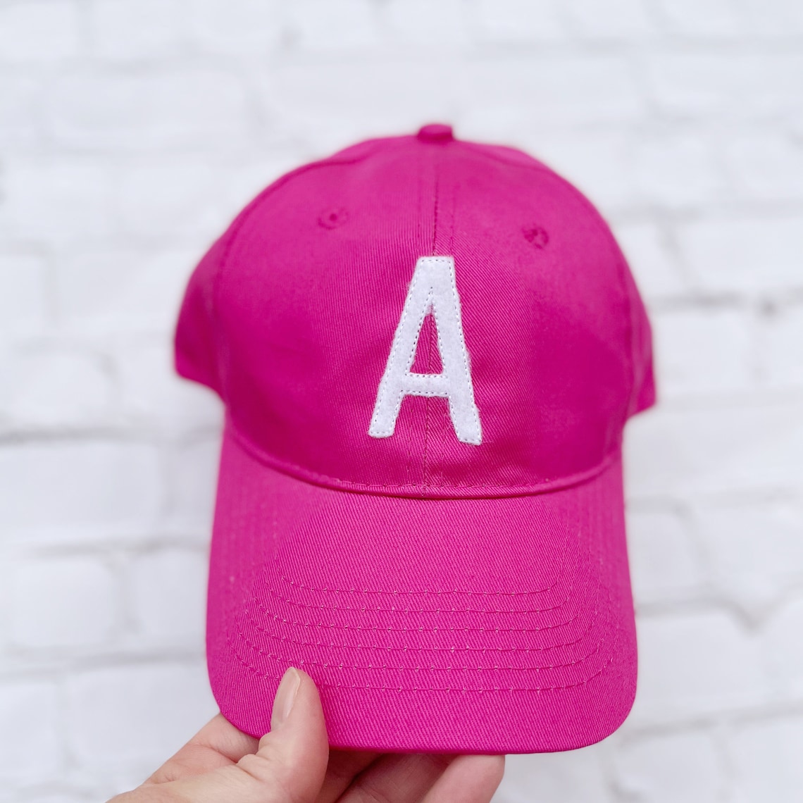 Personalized Toddler Youth Letter Hat Kid Monogram Hat - Etsy