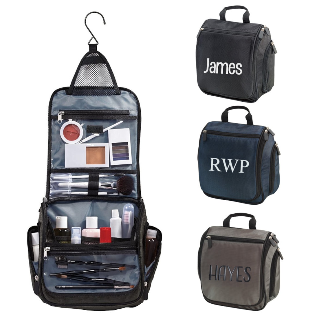 Personalized Hanging Toiletry Bag Men Personalized Toiletry - Etsy