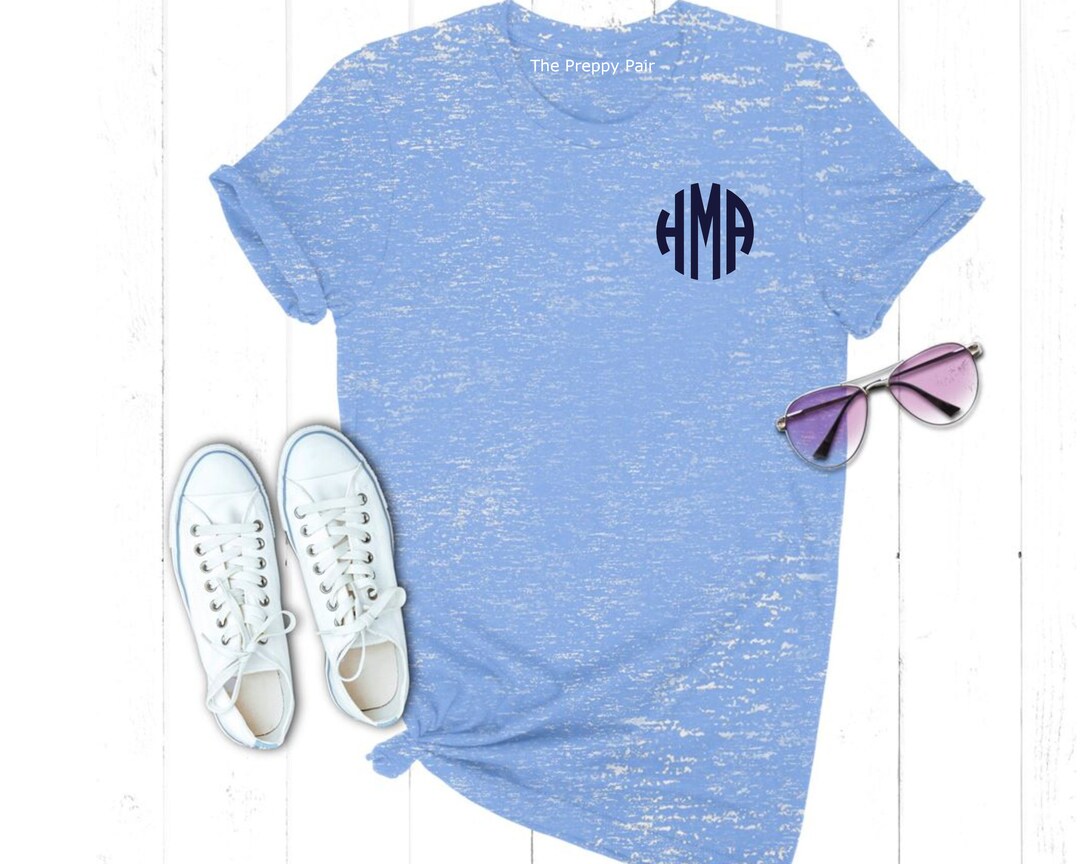 Surprise Monogram T-shirt, Personalized Monogram Tee Shirt, Glitter Monogram, Women Monogram ...