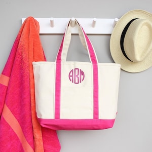 Custom Beach Bag Tote, Embroidered Tote Bag, Monogrammed Bridesmaid ...