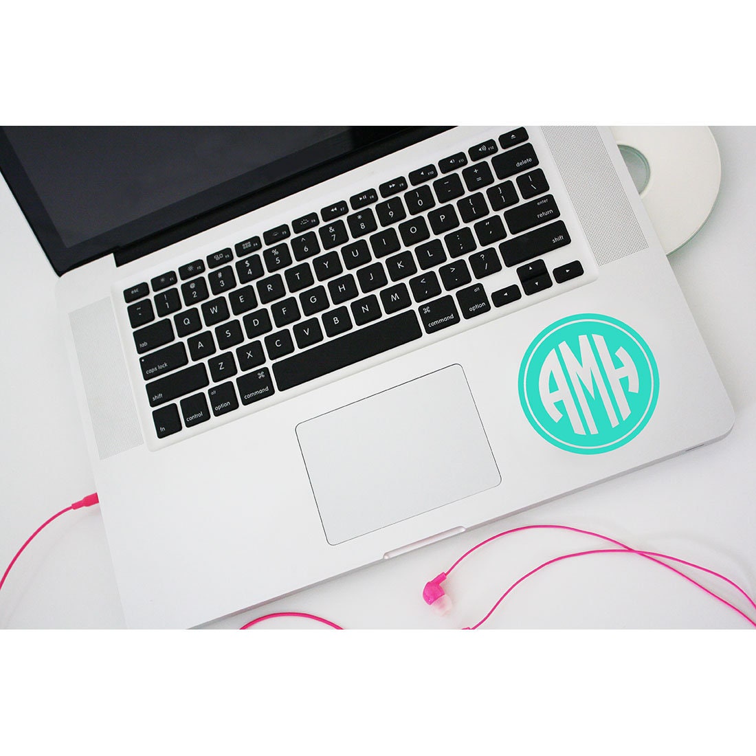 3 Letter Monogram Decal for Tumbler, Monogram Decal for Car, Vinyl ...