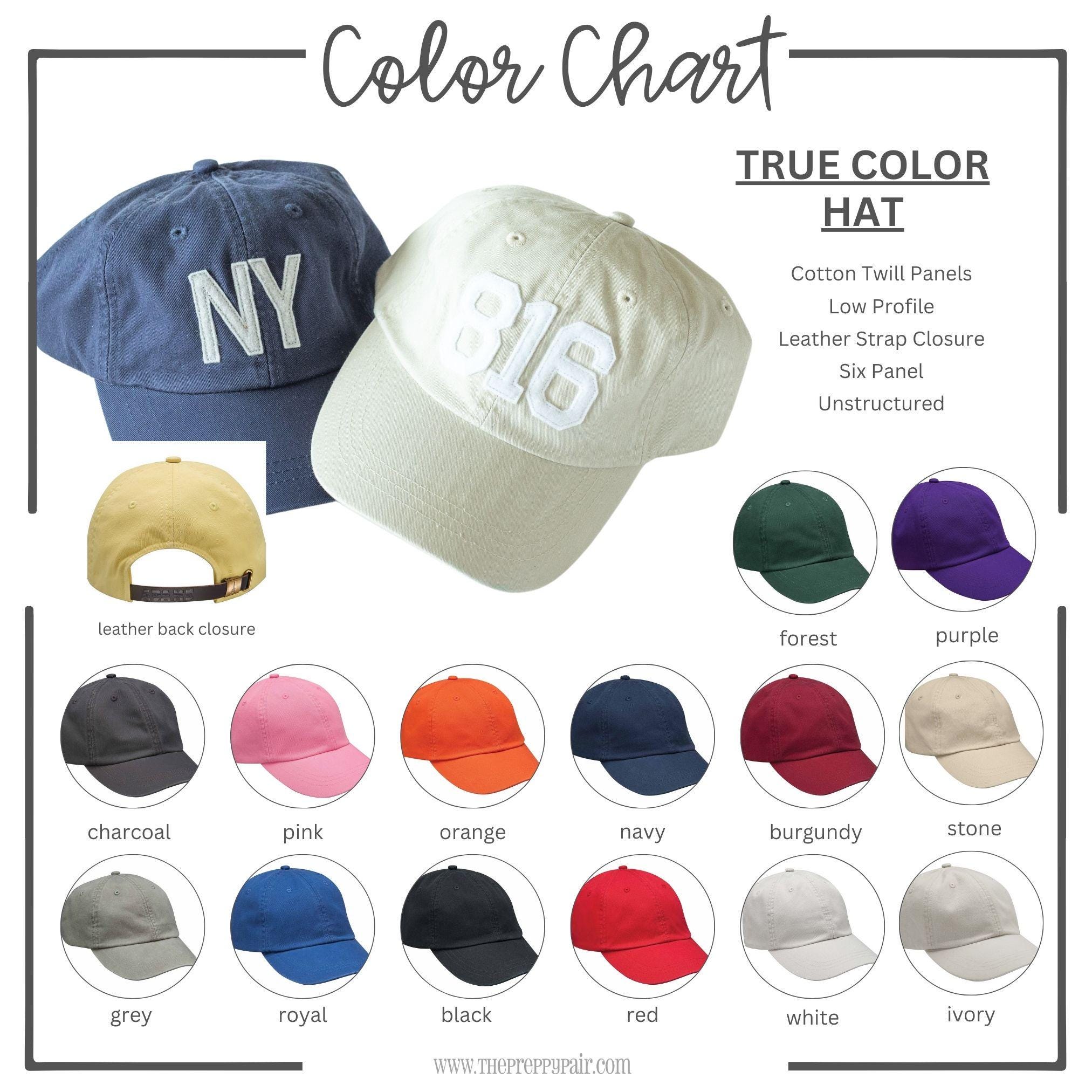 Custom Area Code Hat, Baseball Cap, Ponytail Baseball Hat, Airport Code ...