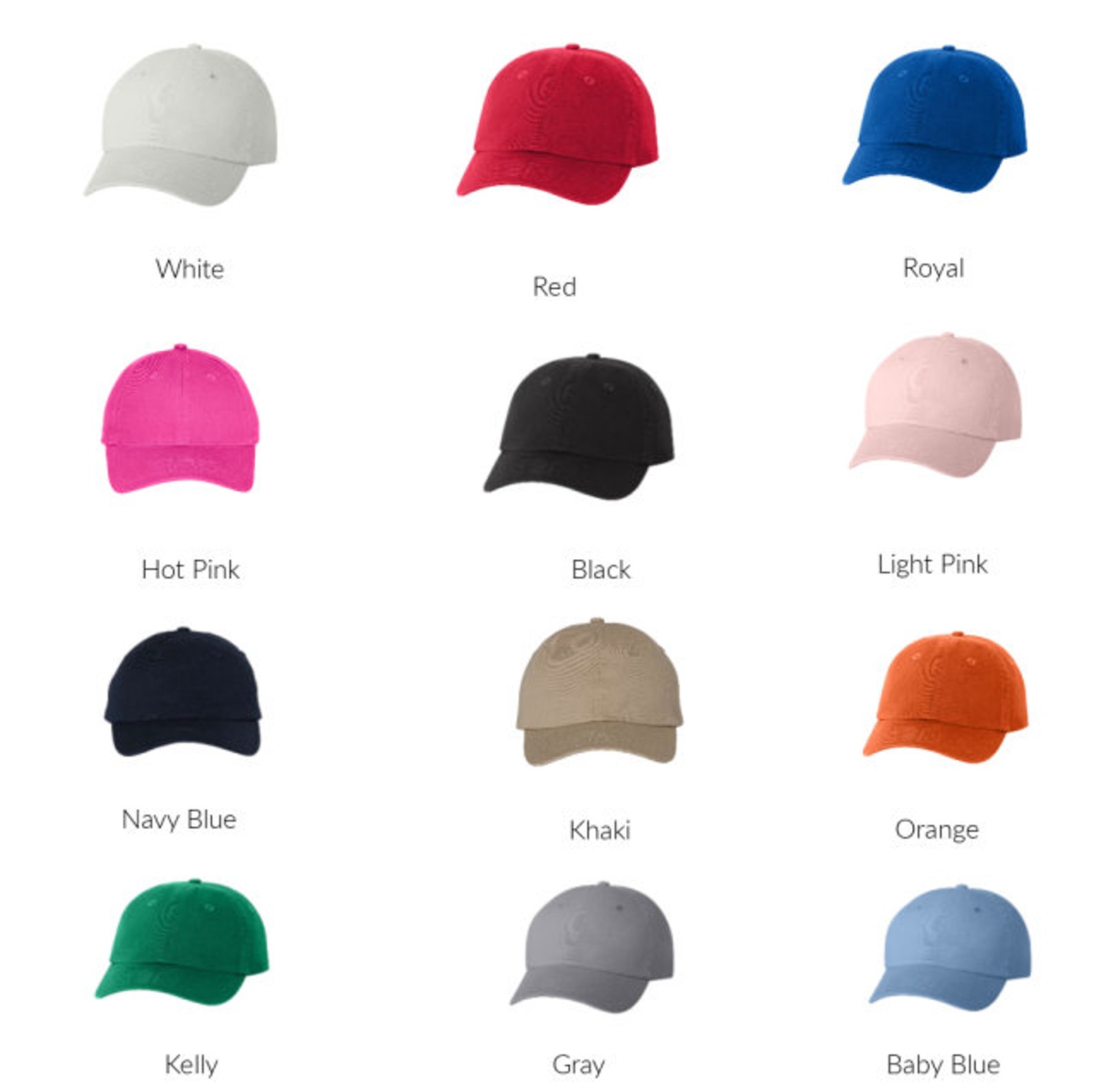 Personalized Toddler Youth Letter Hat, Kid Monogram Hat, Toddler ...