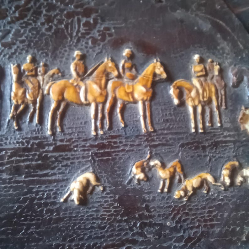 Antique Book /bible Cover Leather and Metal - Etsy