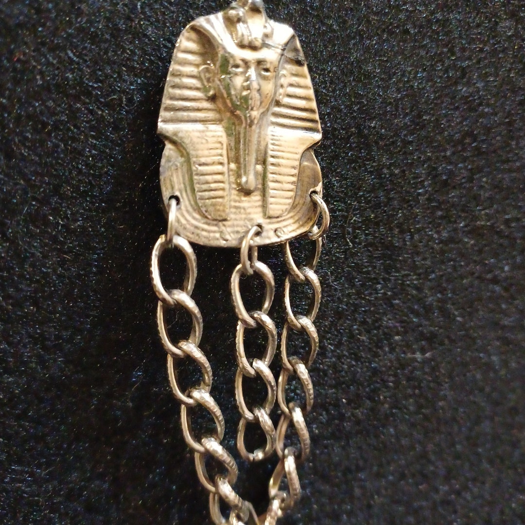 Pharaoh Pin Vintage ,metal Cast Egypt Pin - Etsy