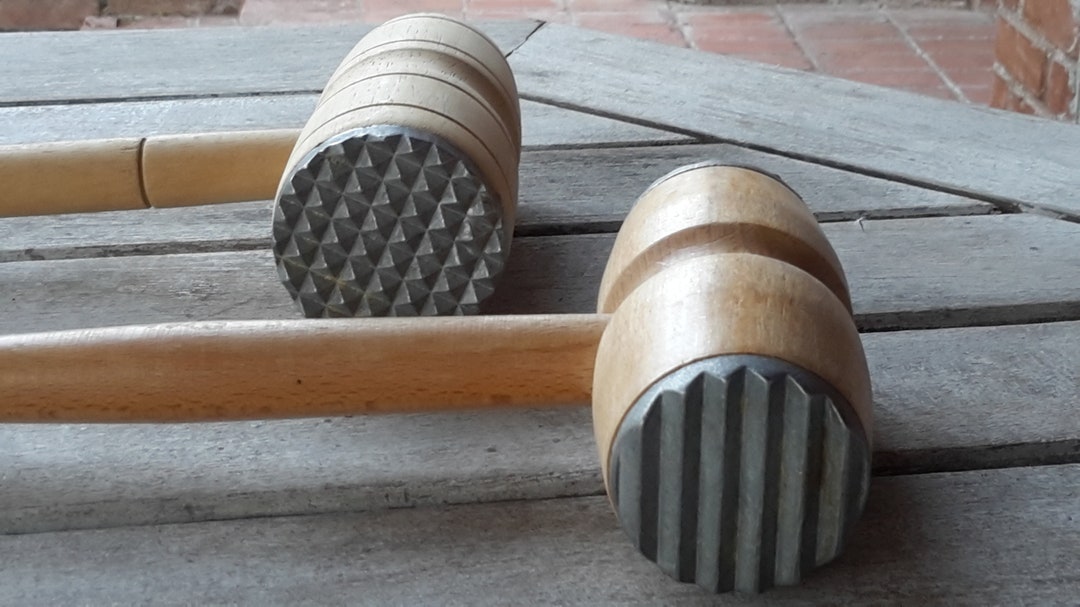 Meat Tenderizer Wooden / Food Hammer Wooden - Etsy