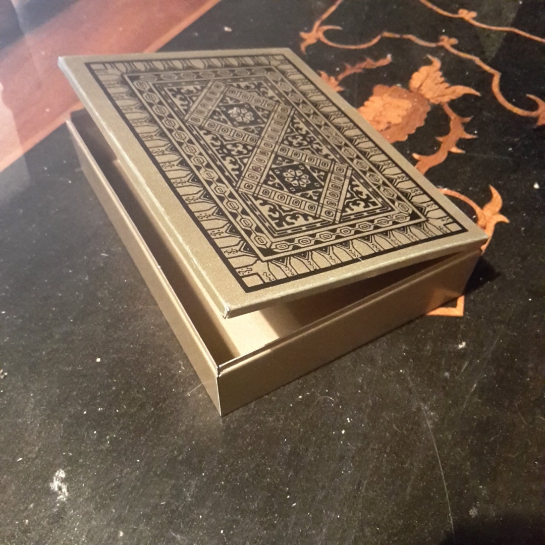 Metal Jewel Box Vintage/rectangular Box Metal - Etsy