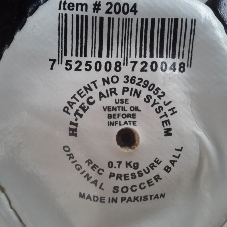 Soccer Ball Original in Black and White/hand Sewn Football Ball ...