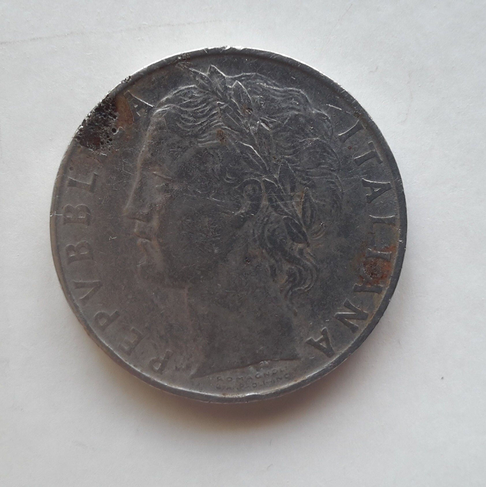 100 Lire Minerva Coin 1955 /italian 100 Lire Coin Vintage - Etsy