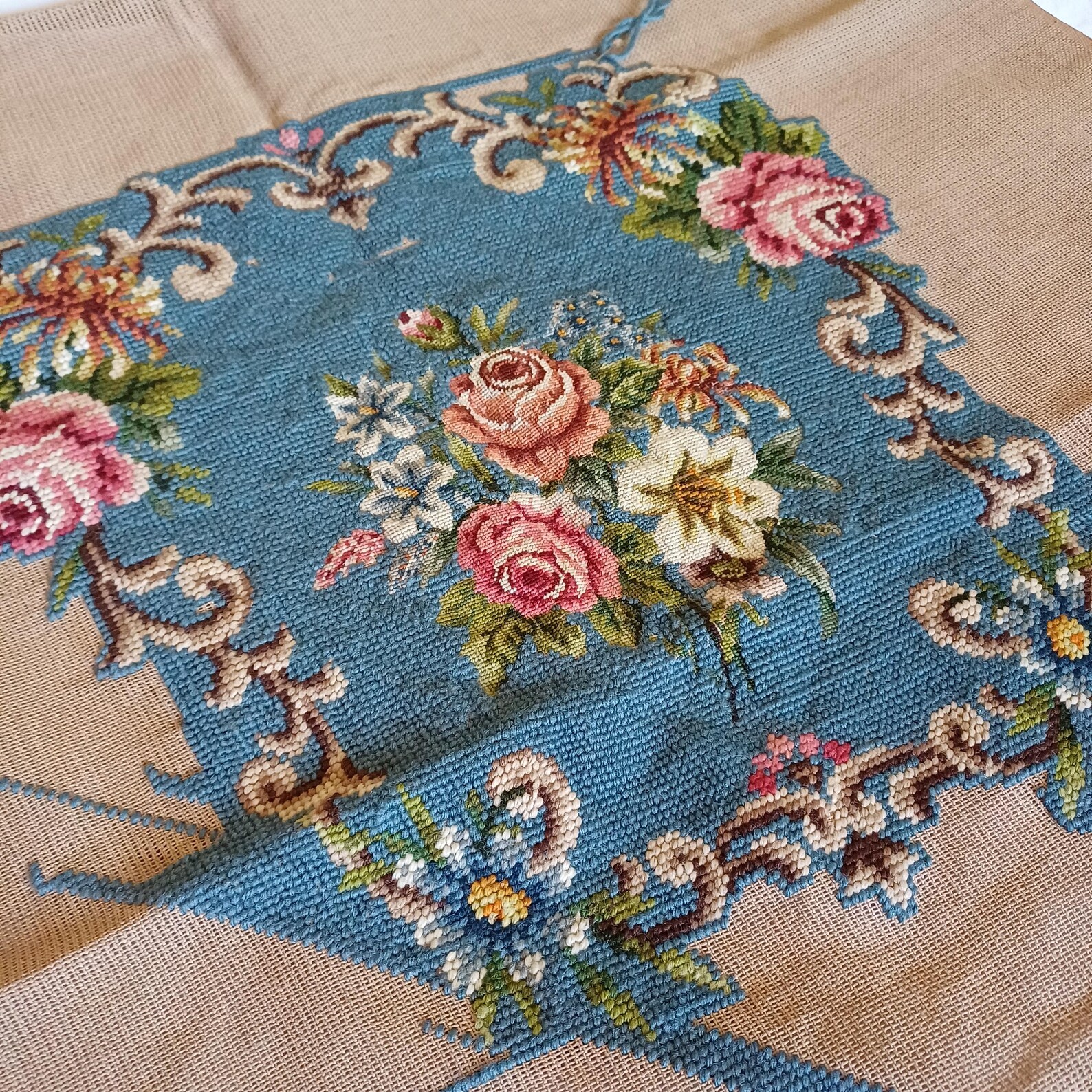 Gobelin Upholstery/finished Needlepoint Tapestry - Etsy