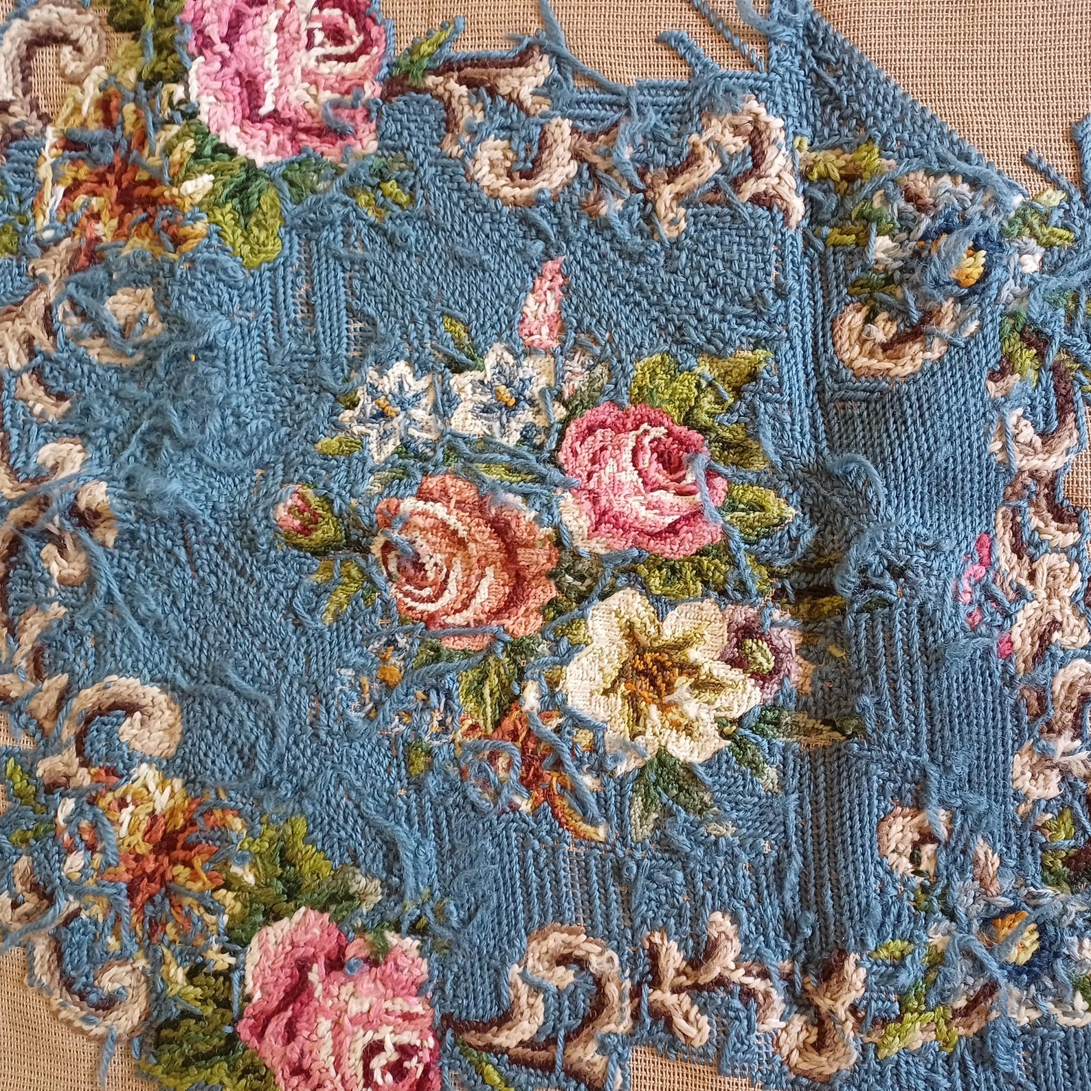 Gobelin Upholstery/finished Needlepoint Tapestry - Etsy