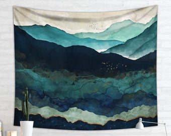 Mountain tapestry | Etsy