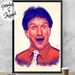 Robin Williams Print Happy Robin Williams Portrait Poster Robin ...