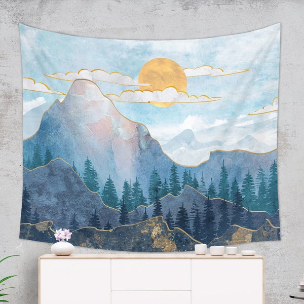 Mountain Tapestry - Etsy