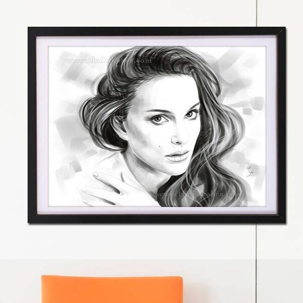 Natalie Portman Art - Etsy
