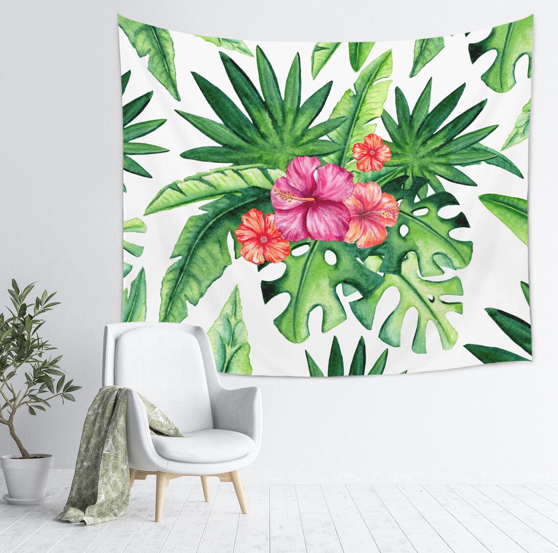 Tropical Tapestry Beach Tapestry Summer Wall Hanging - Etsy