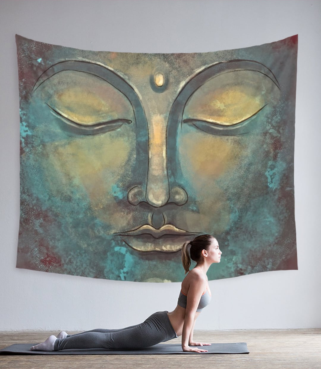 Arte de pared de Buda / Tapiz de Buda / Tapiz Zen / Decoración de ...