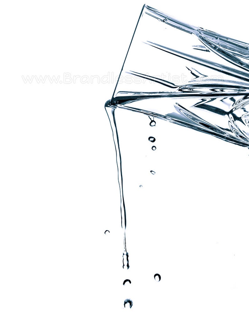 Water Class Print | Water Photography Print | Modern Water Art Poster ...