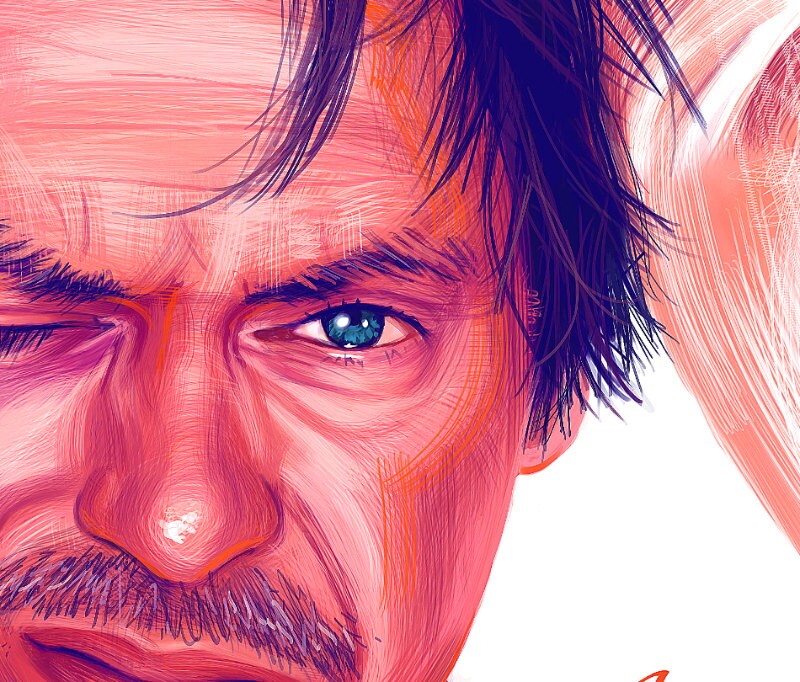 Steve Buscemi Print Funny Buscemi Poster With Donuts Man - Etsy