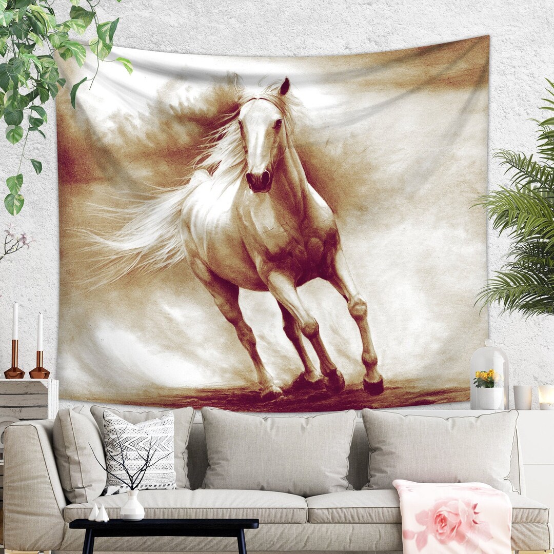Horse Wall Art Equestrian Gifts Horse Tapestry in Four Sizes Horse ...