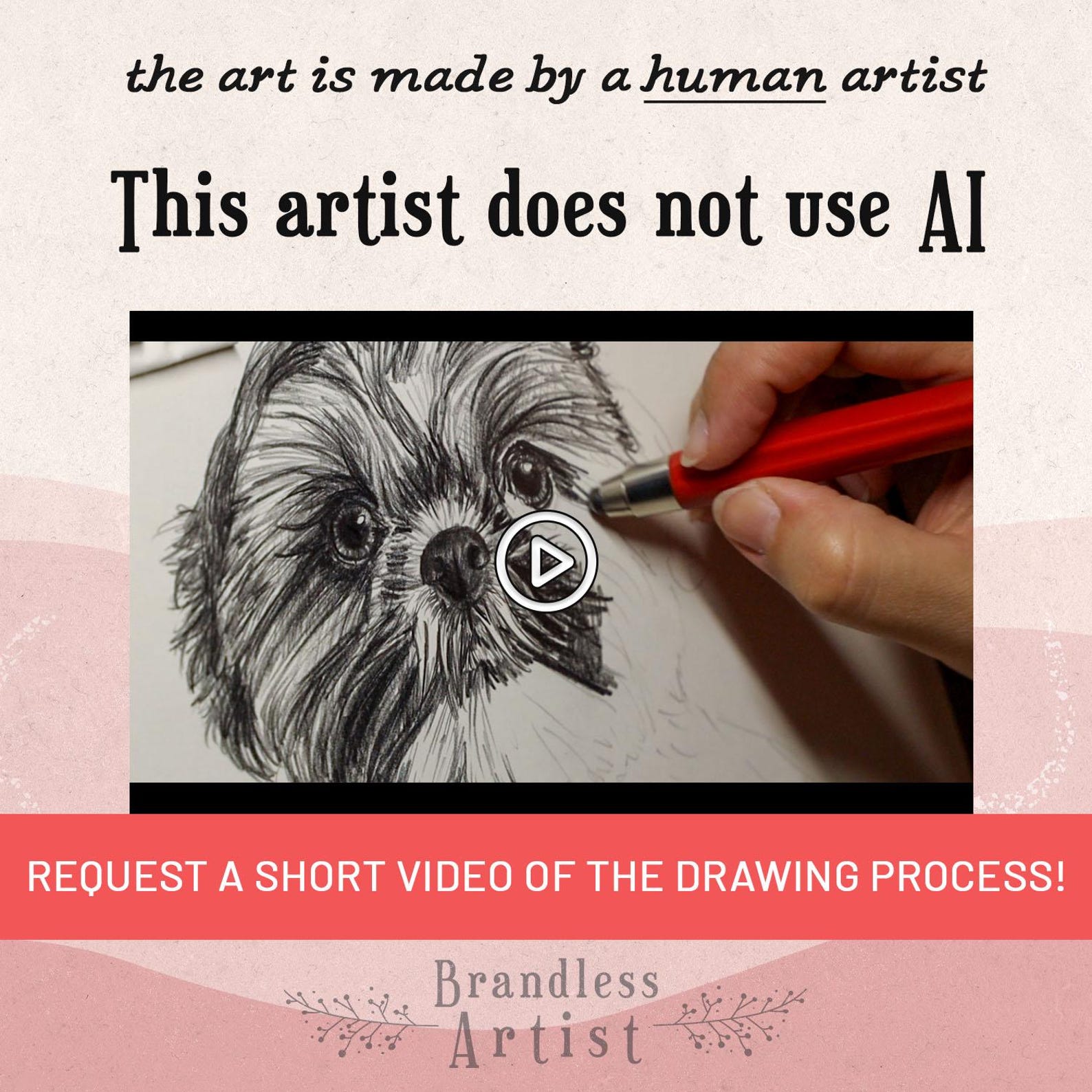 Custom Dog Portrait Pencil Sketch, Gift Idea, Pet Lover Gift, Dog Art ...