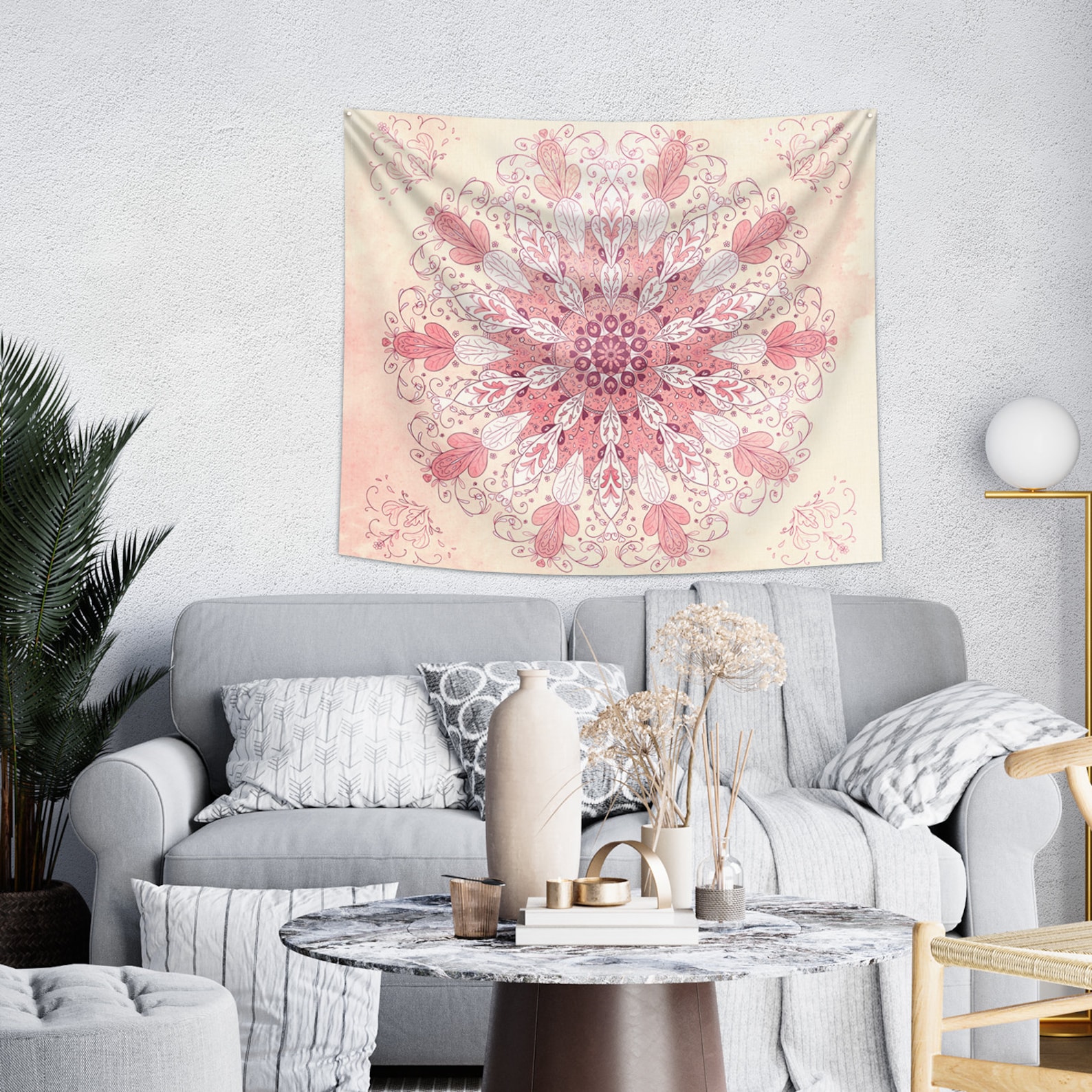 Yellow Mandala Tapestry Sun Mandala Wall Décor Trippy Wall - Etsy