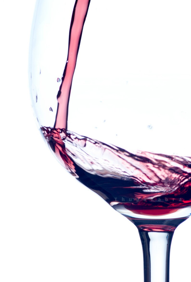 Wine Wall Art Red Wine Art Print Wall Decor Wine Print for - Etsy