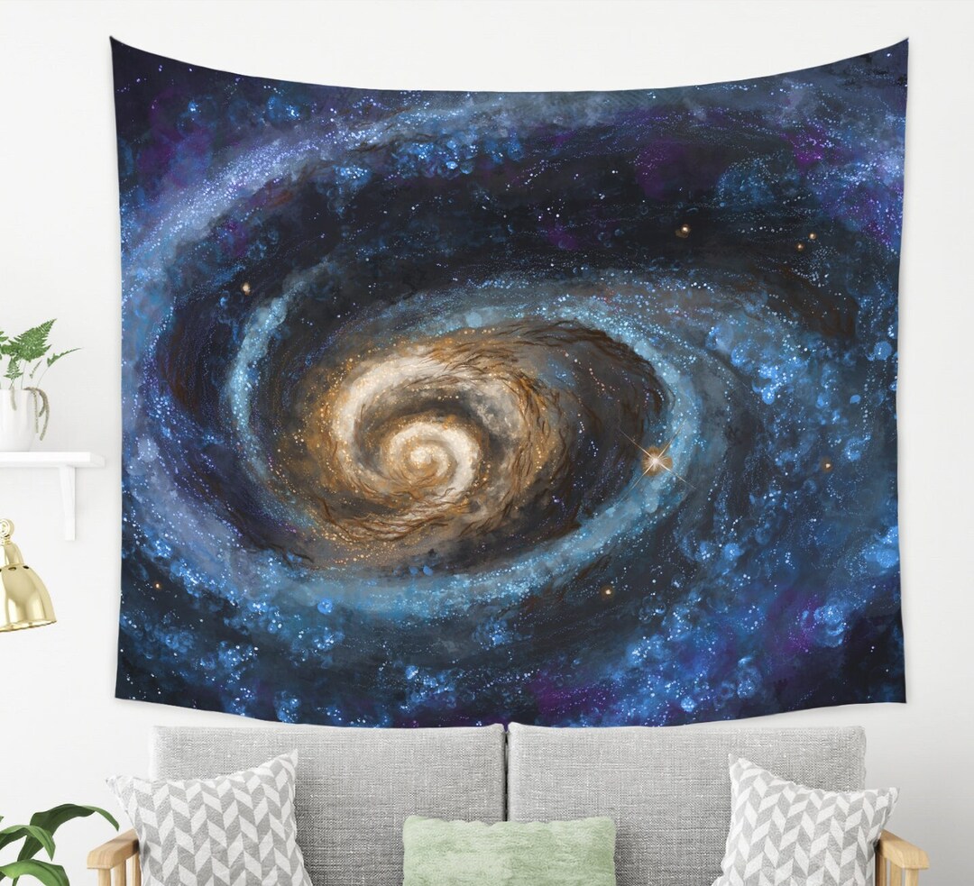 Galaxy Wall Art | Galaxy Tapestry Wall Hanging | Colorful Galaxy Wall ...