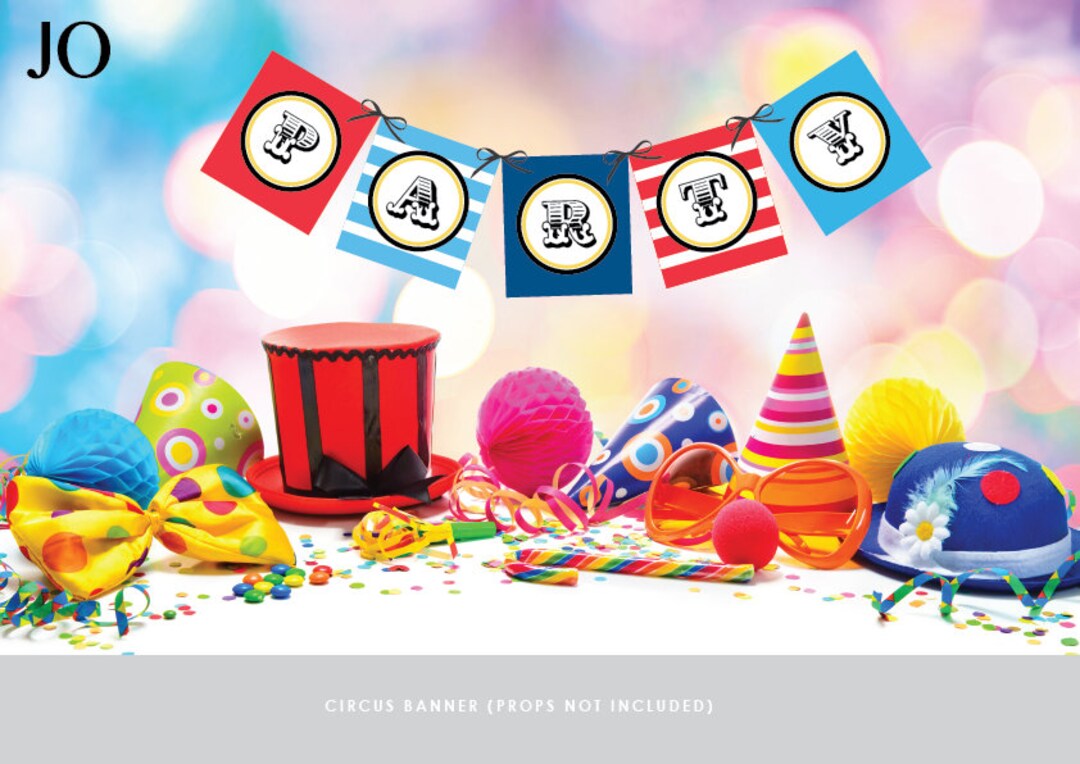 Circus Big Top Themed Banner / Bunting / Circus Party - Etsy