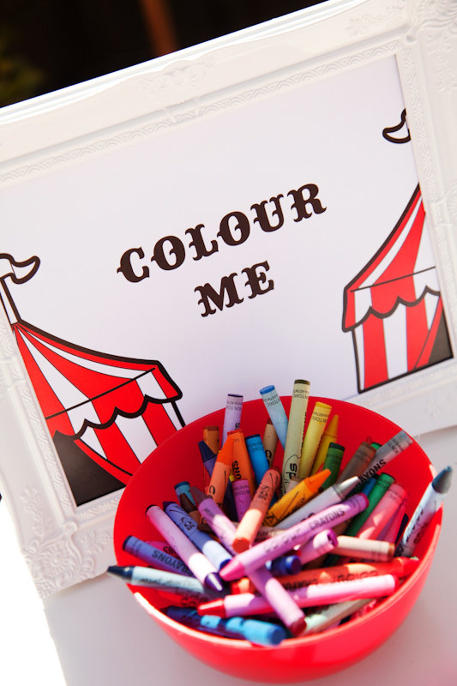 Circus / Big Top Themed Party Sign / Custom Text / Circus | Etsy