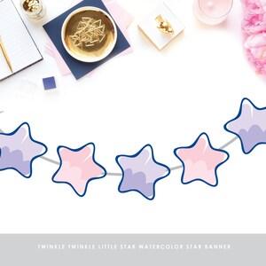 Twinkle Twinkle Little Star Themed Banner / Bunting / for a Twinkle ...